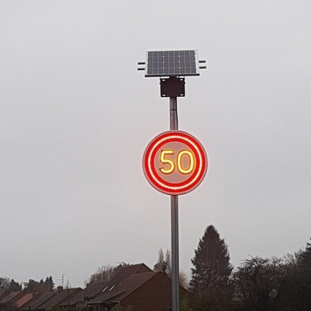 CEP - Panneau 50km à leds