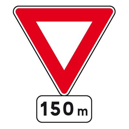 CEP - Panneau, Type AB3b, Aluminium, NF, Classe 2 Dimension 500*500mm